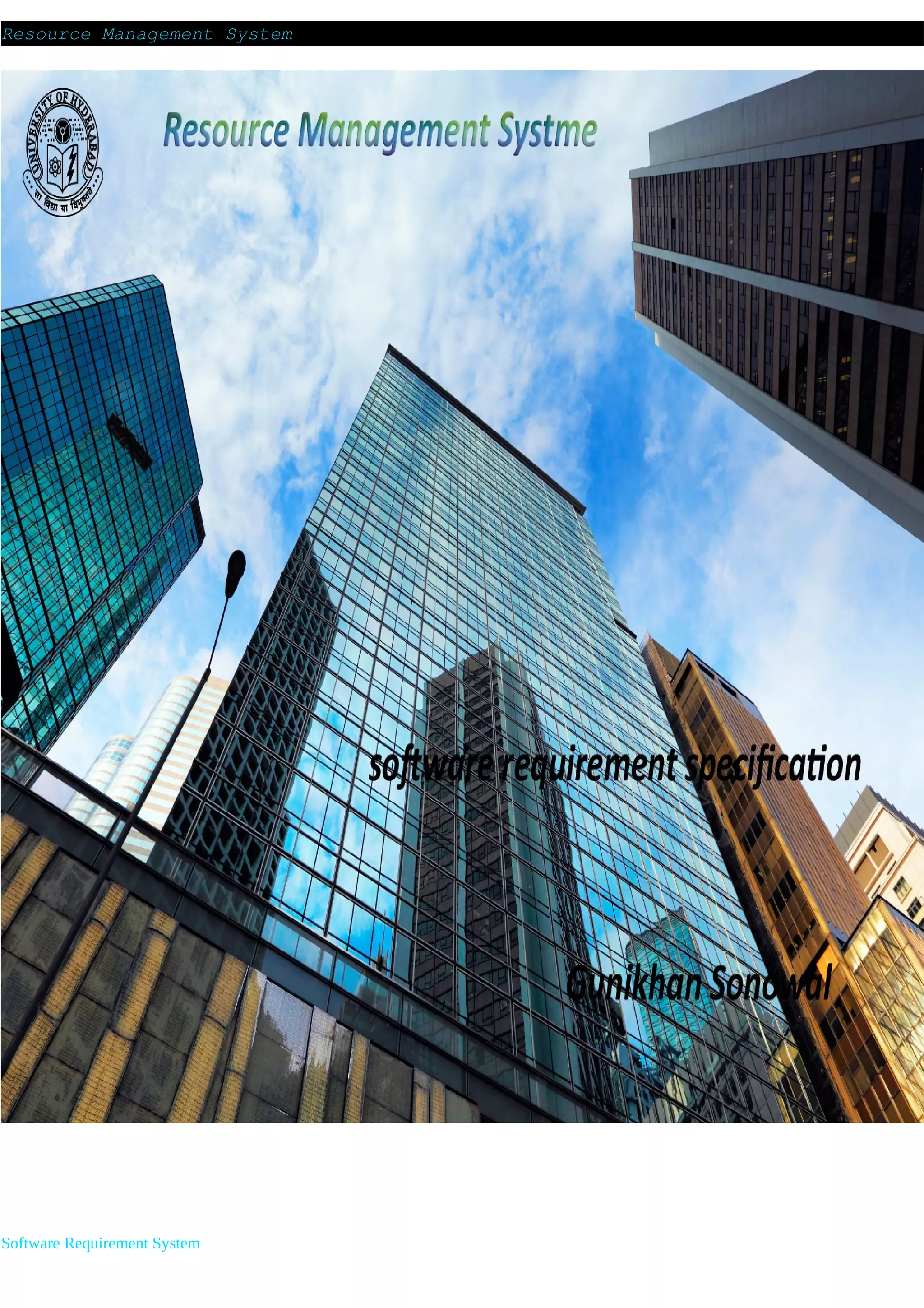 Resouce management system1 | PDF