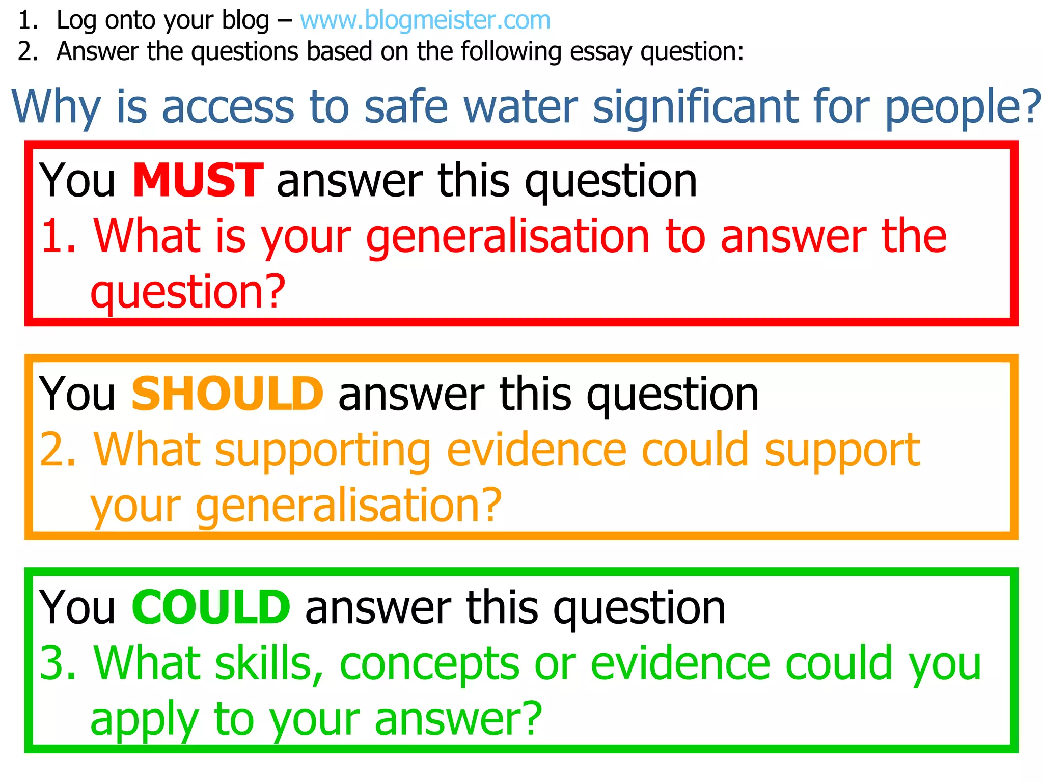 Resource 10 - Significance Writing Paragraphs | PPT Resource 10 - Significance Writing Paragraphs | PPT