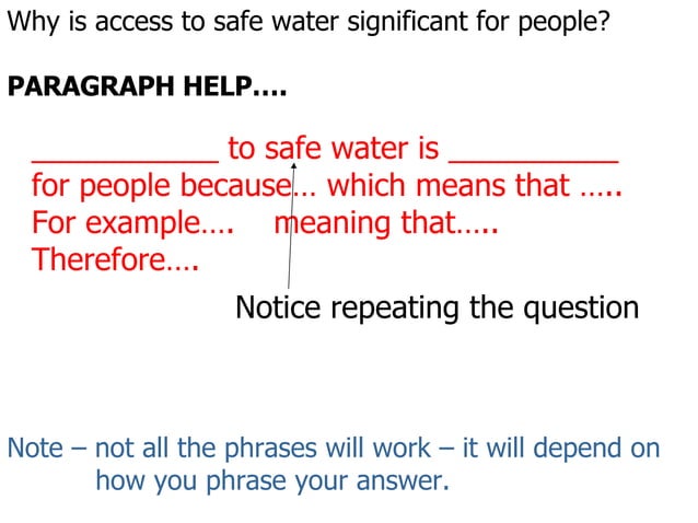 Resource 10 - Significance Writing Paragraphs | PPT