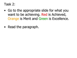 Resource 10 - Significance Writing Paragraphs | PPT | Geography | Science