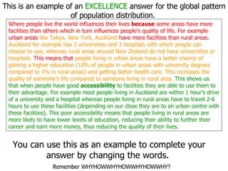 Resource 10 - Significance Writing Paragraphs | PPT | Geography | Science