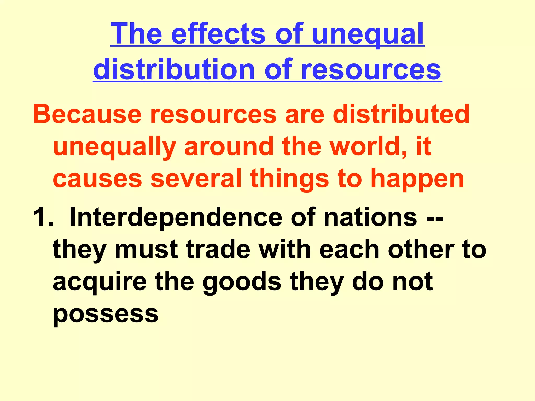 Resource, Geography | PPT