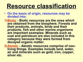Resource, Geography | PPT