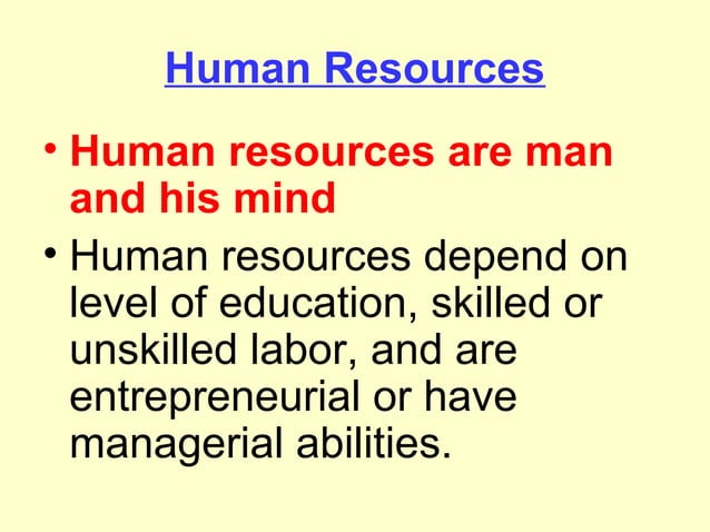 Resource, Geography | PPT | Geology | Science