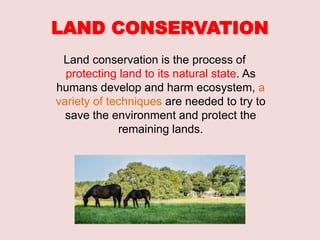 Resource conservation | PPTX