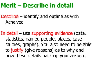 Resource 7 Achieved Merit Excellence | PPT