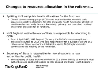 David Buck on improving the allocation of health resources in England | PPT