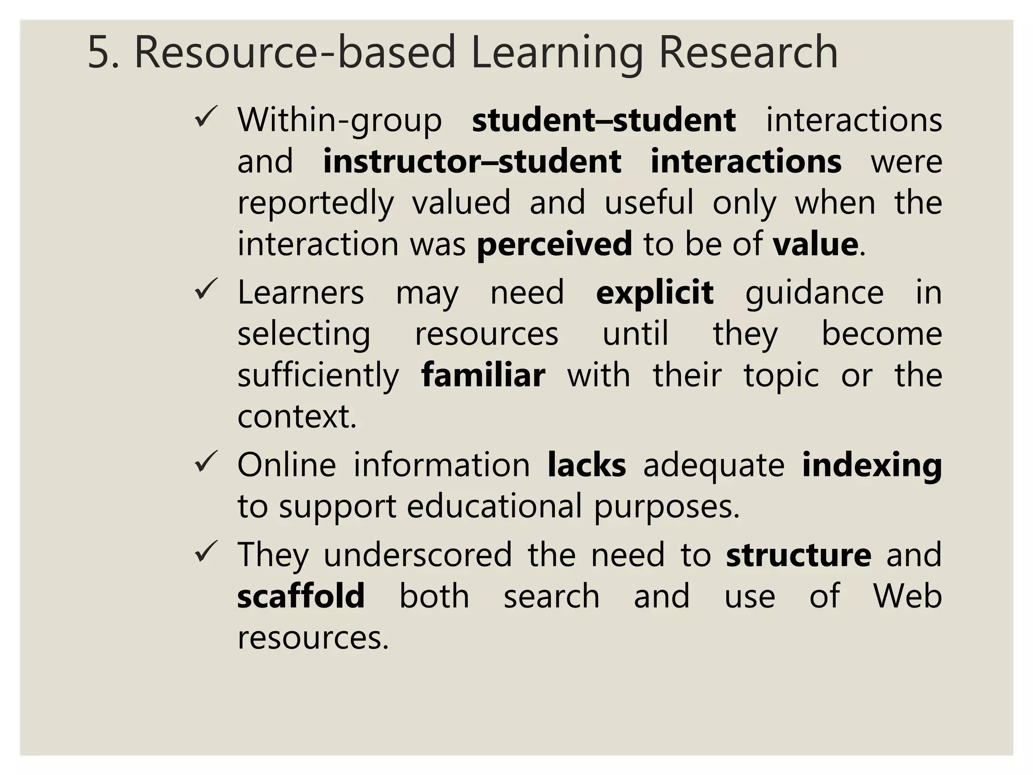 Resource based learning 2 | PPTX