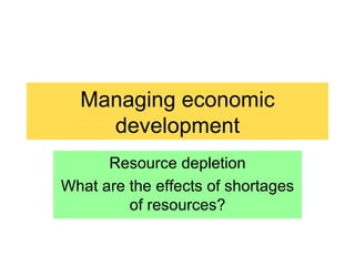 Resource Depletion 2 | PPT