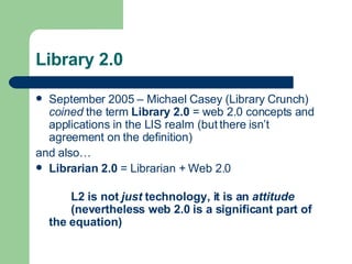 Resource discovery and information sharing: reaching the 2.0 turn | PPT