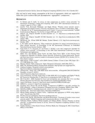 Resource efficient floating-point data compression using mas in wsn | PDF