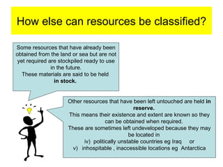 Resource Exploitation And Mangement Lesson1 | PPT