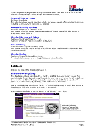 Resource guide-to-victorian-literature | PDF