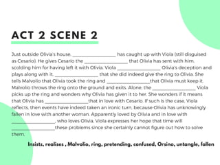 Resource 11 twelfth night scene questions | PPT