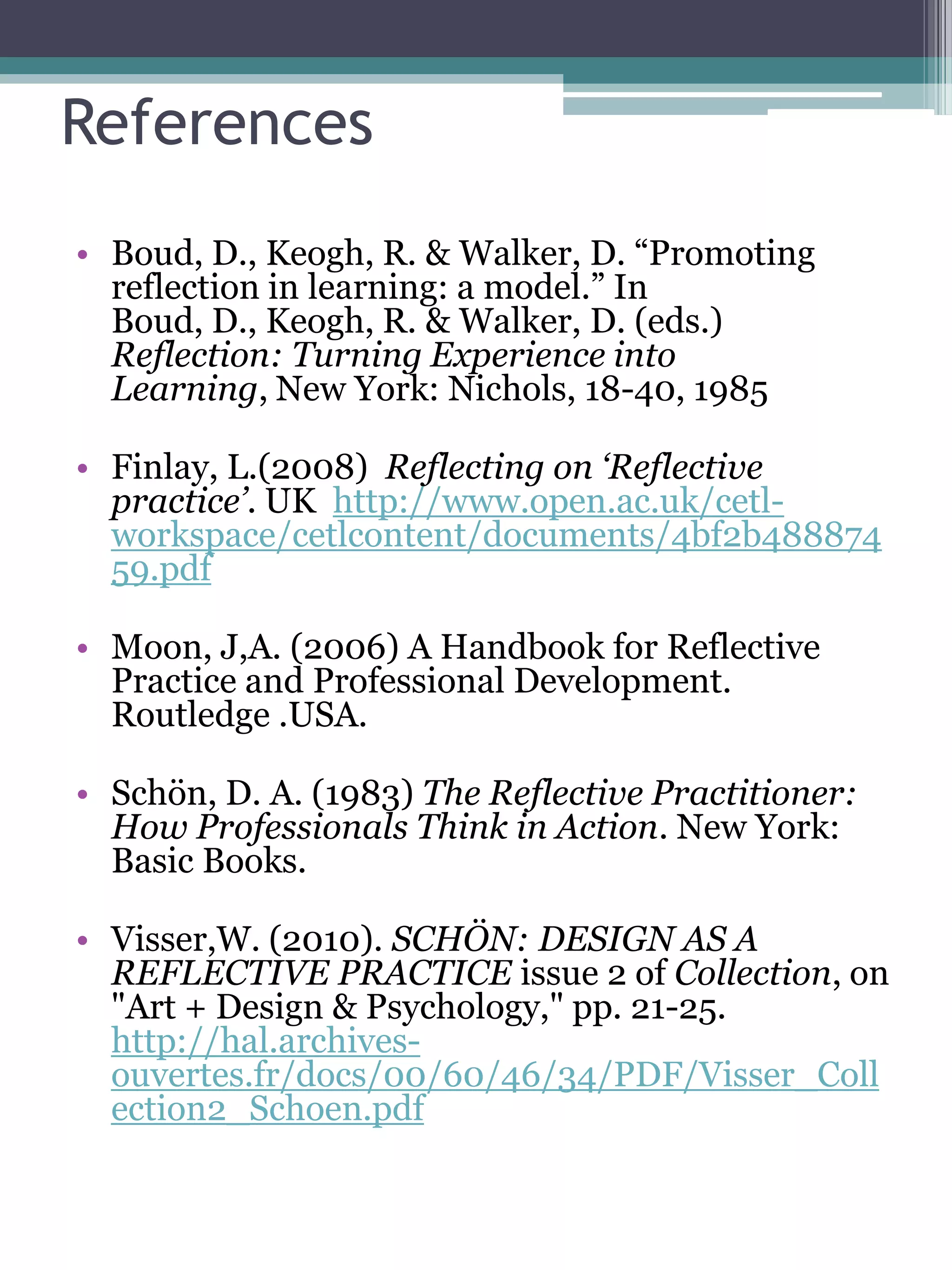 Resource 1 reflective journals | PPTX
