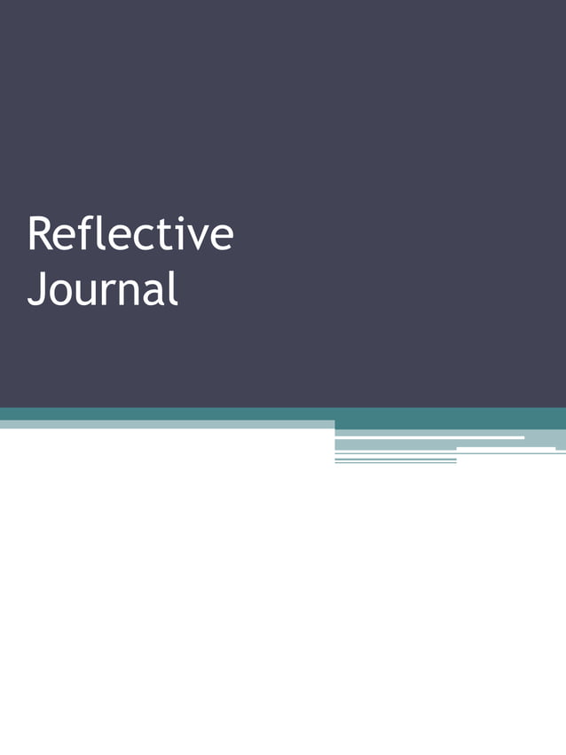 Resource 1 reflective journals | PDF