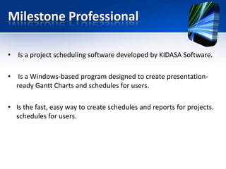 Milestones | PPTX