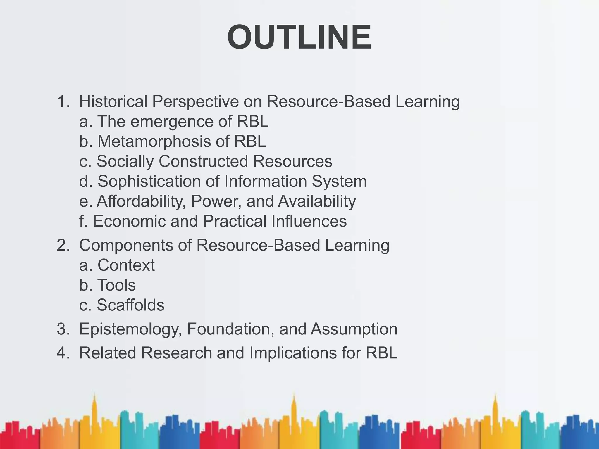 Resource based learning riska gin-ruberts | PPTX