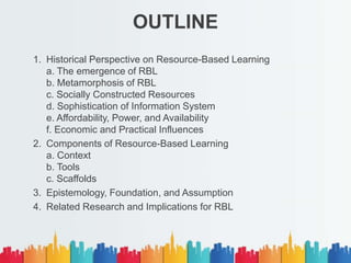 Resource based learning riska gin-ruberts | PPTX