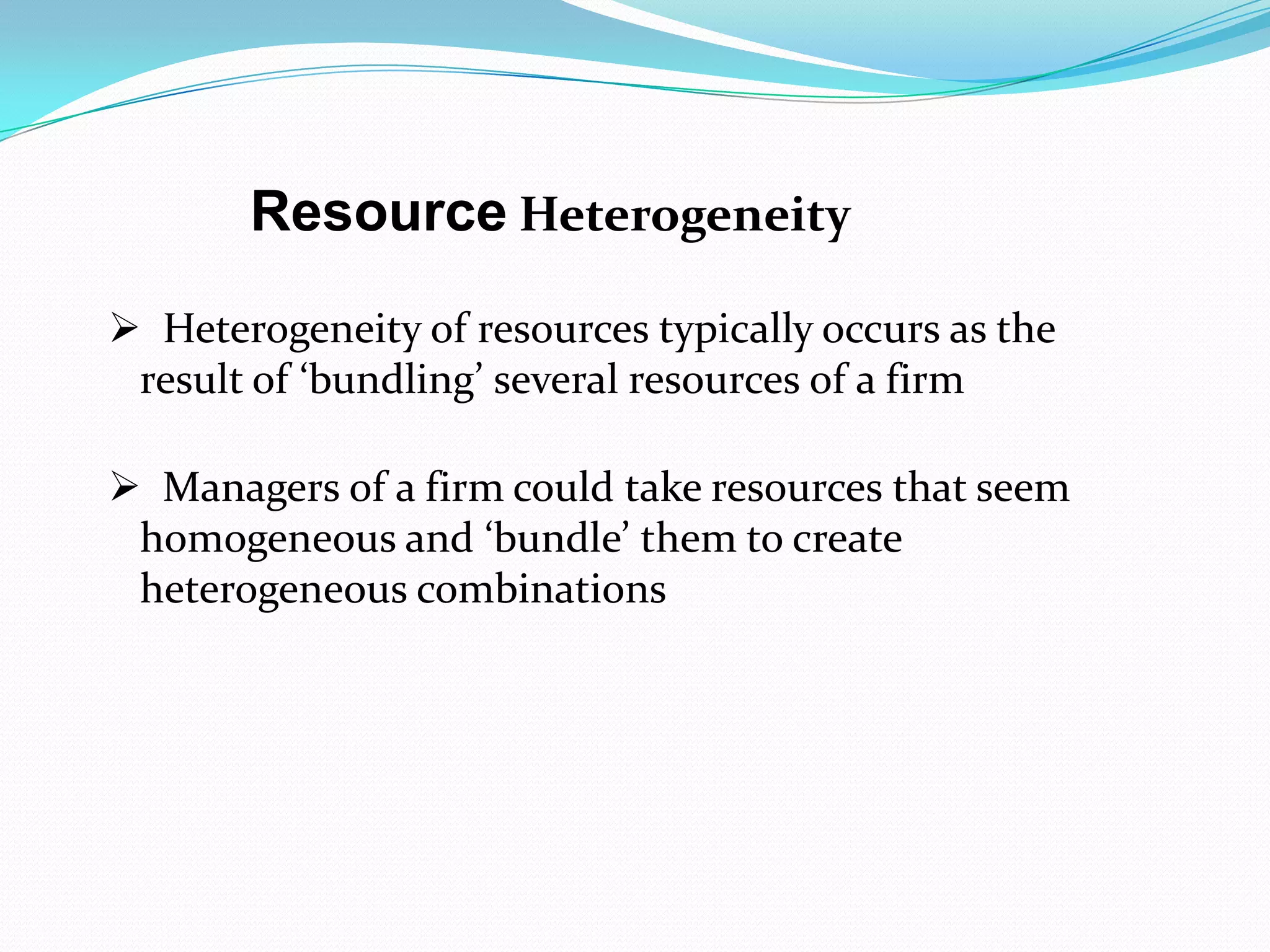 Resource based view of firm | PPTX