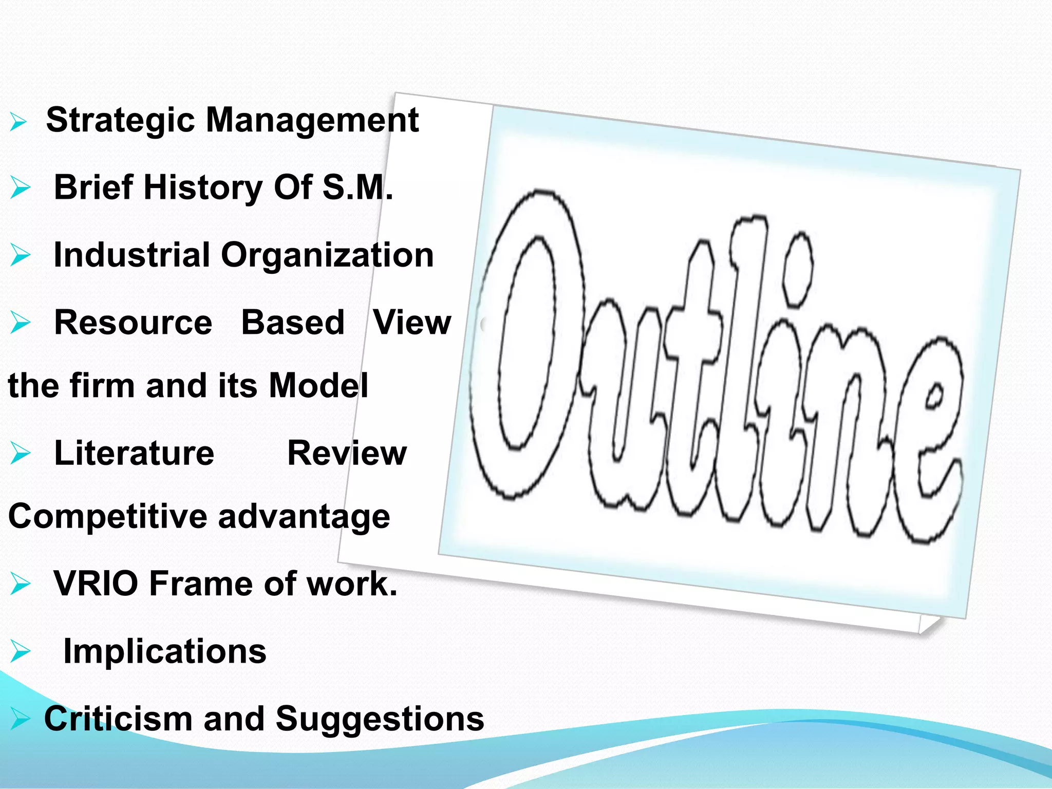 Resource based view of firm | PPTX