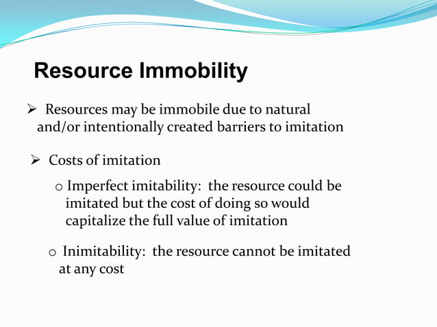 Resource based view of firm | PPTX