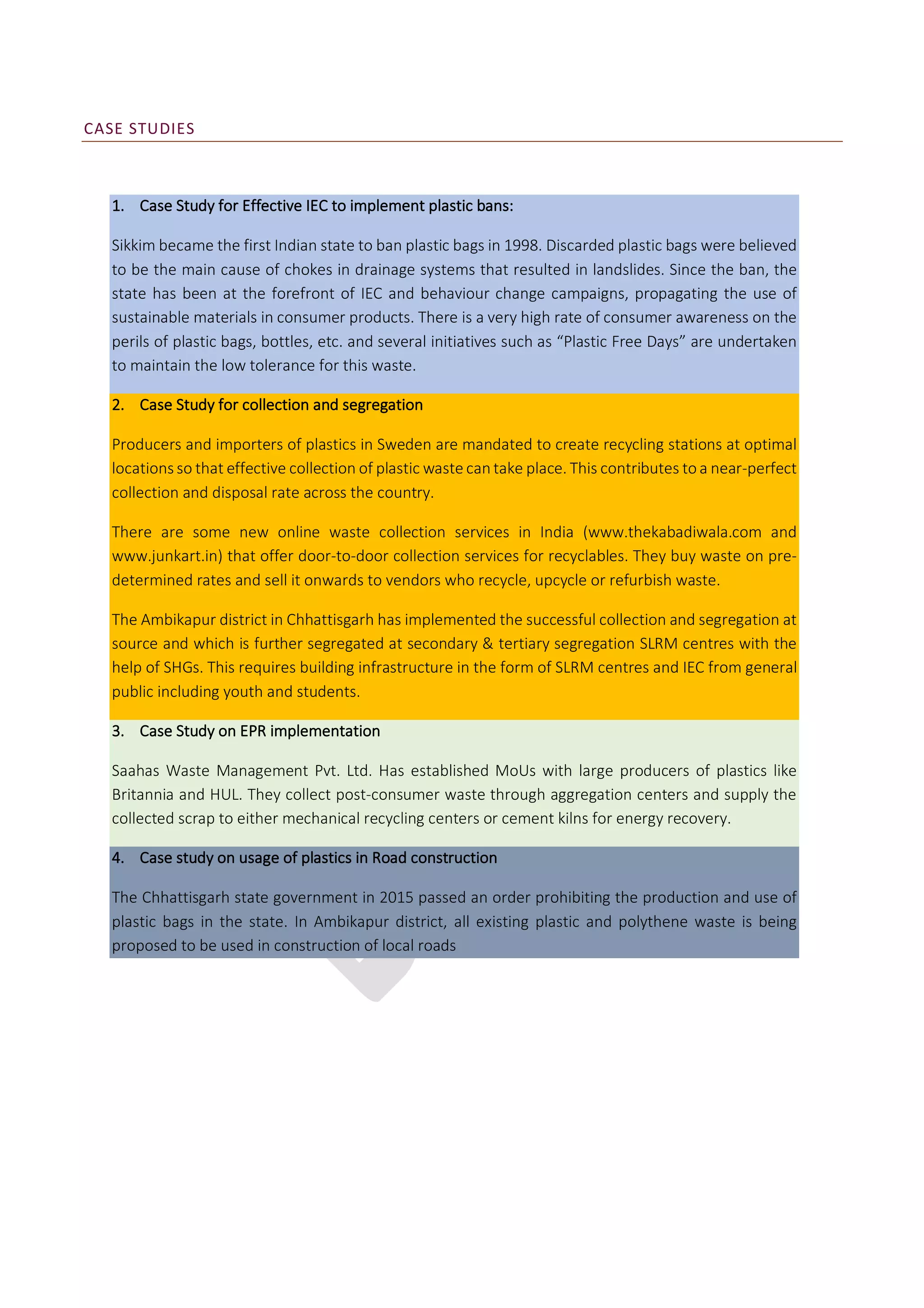 Resource book plastic waste management (1) | PDF