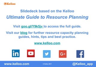 Resource capacity planning guide - best practice, hints, tips | PPT
