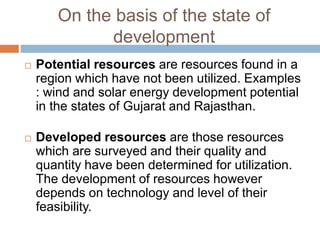 Resource: Concept and Classification | PPTX