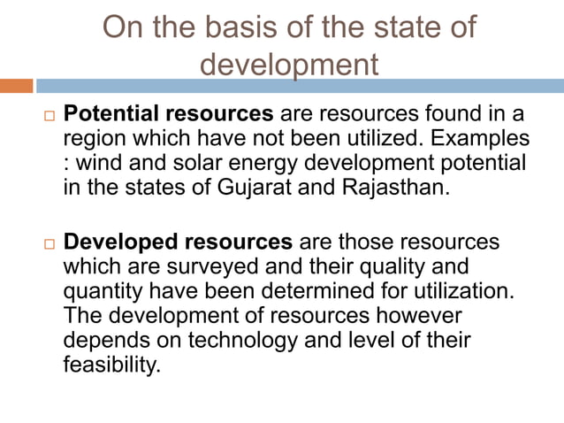 Resource: Concept and Classification | PPTX
