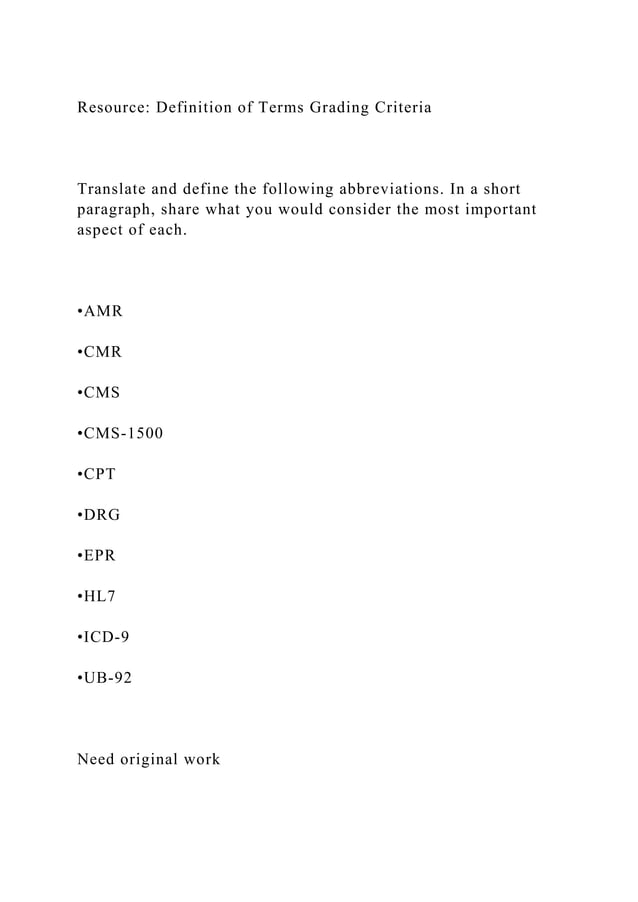 Resource Definition of Terms Grading CriteriaTranslate and de.docx