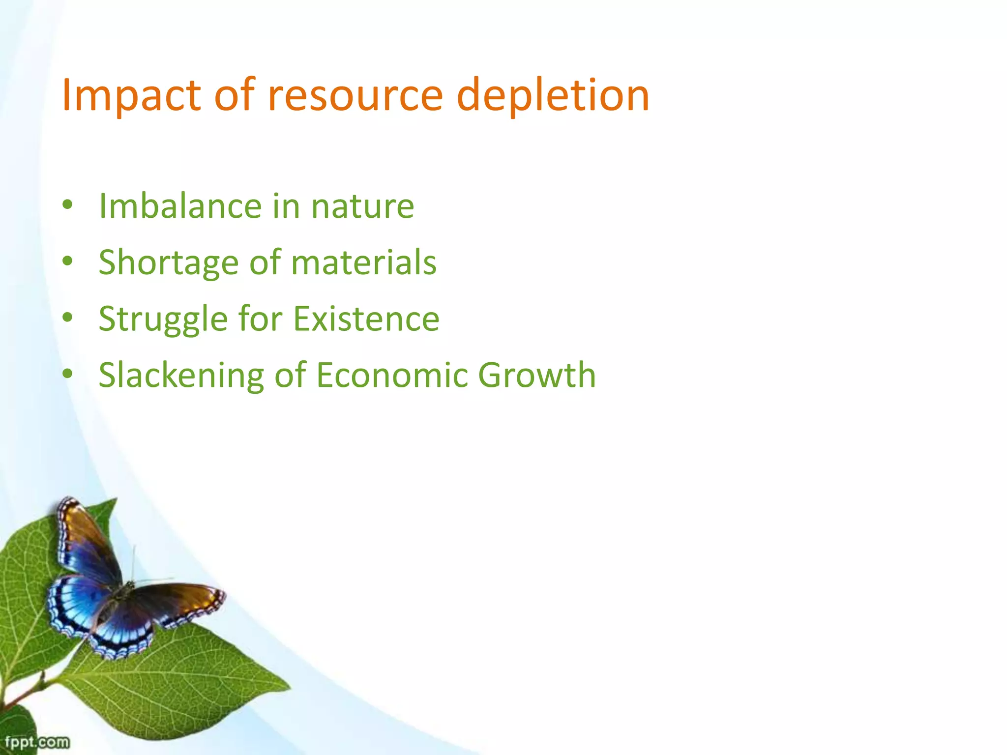 Resource depletion | PPTX