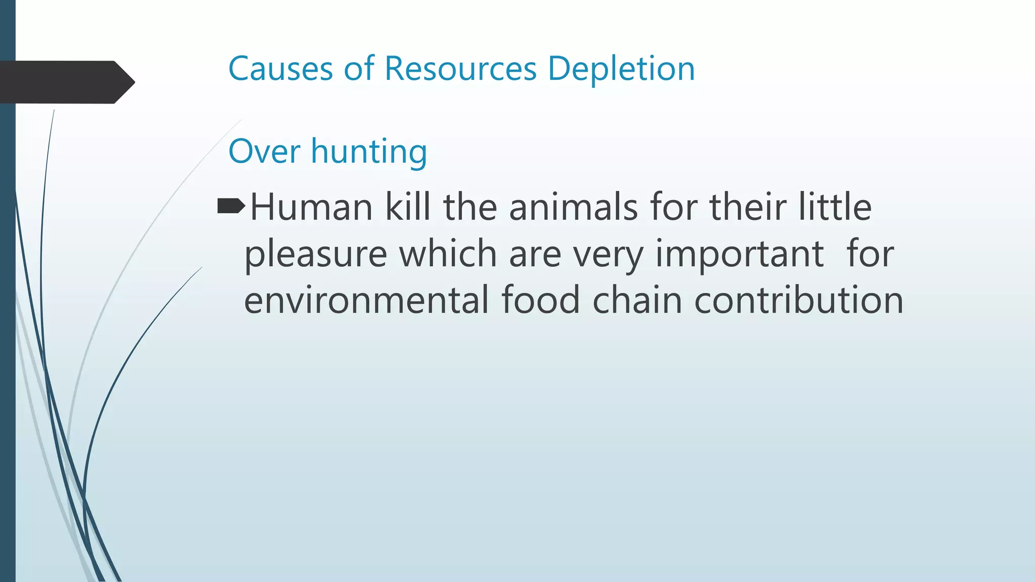 how human population growth affecting resource depletion | PPTX