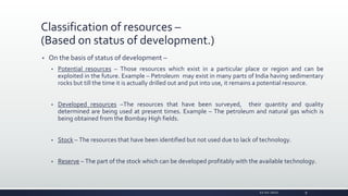 Resource depletion and conservation | PPSX