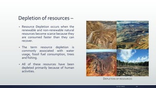 Resource depletion and conservation | PPT