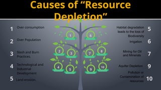 Resource Depletion New One basic information | PPTX