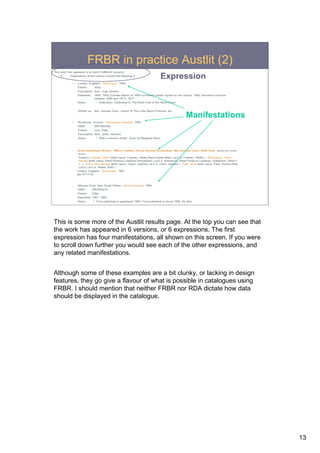 Resource description and access | PDF | Databases | Computer Software ...