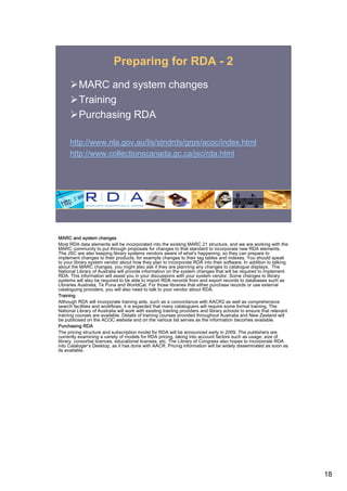 Resource description and access | PDF | Databases | Computer Software ...