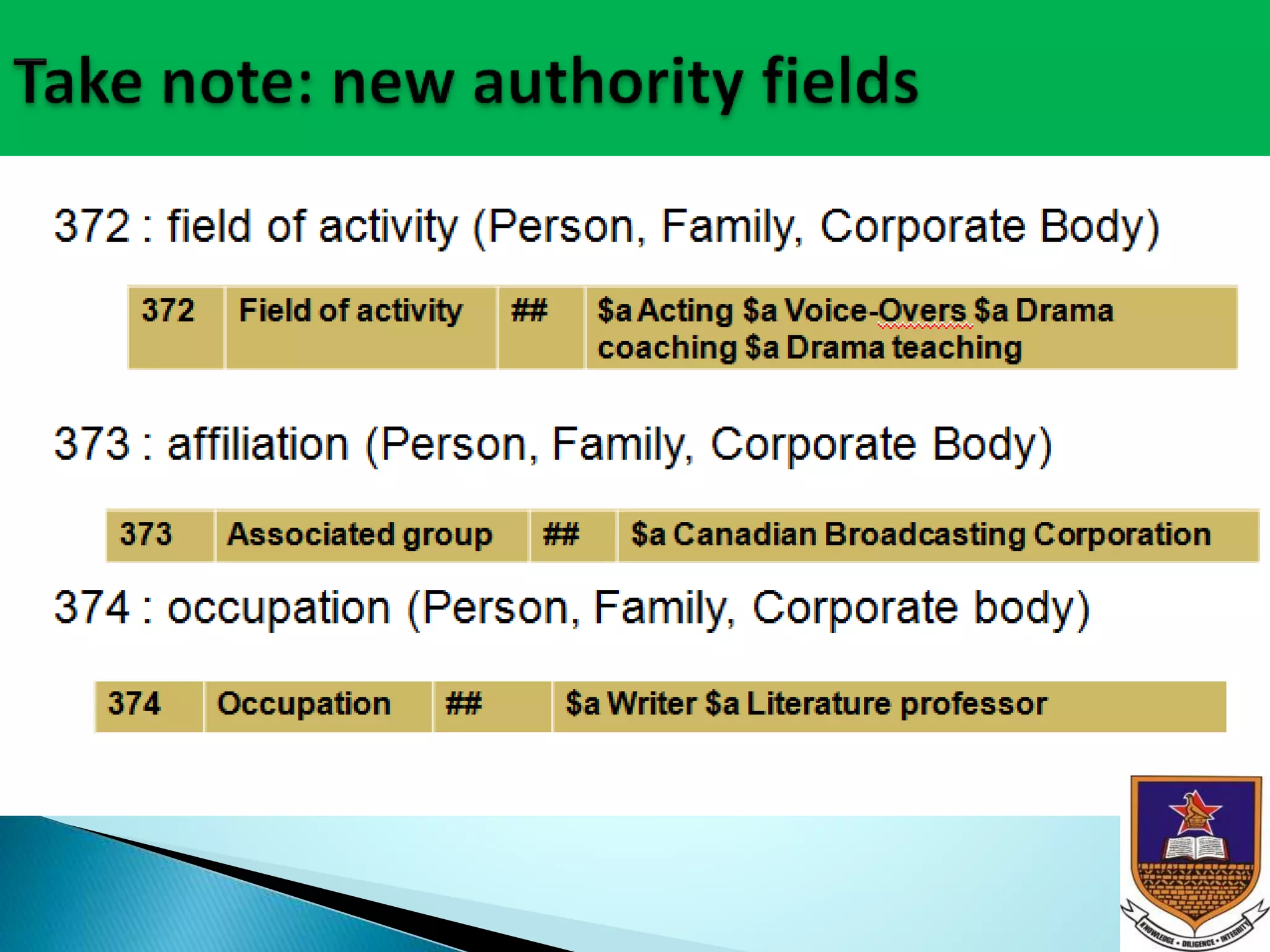 Resource Description and Access at University of Zimbabwe | PPT | Free ...