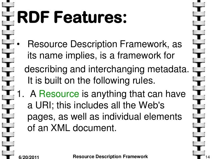 Resource Description Framework
