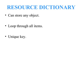 Resource Dictionary | PPT