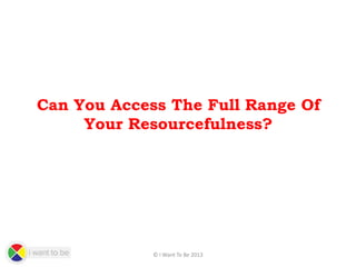 Resourcefulness | PPTX