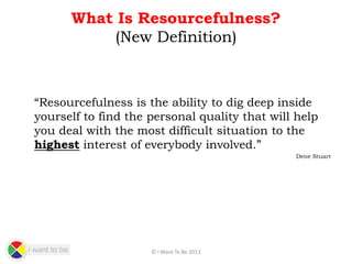 Resourcefulness | PPT | Free Download