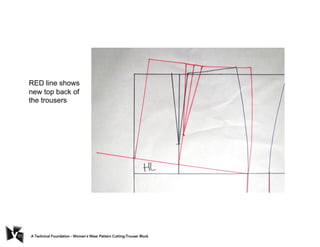 Garment Design & Construction 1 - Trouser Block | PDF