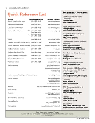 Resource Guide for Job Seekers | PDF