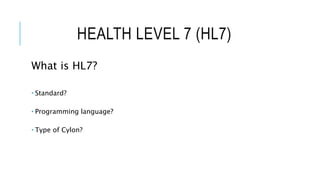 Resource Guide to Informatics Standards | PPT