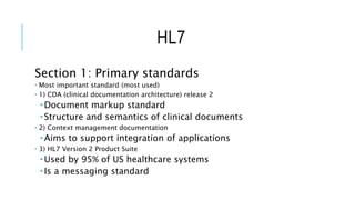 Resource Guide to Informatics Standards | PPT