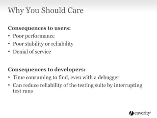Resource Leaks in Java | PPTX