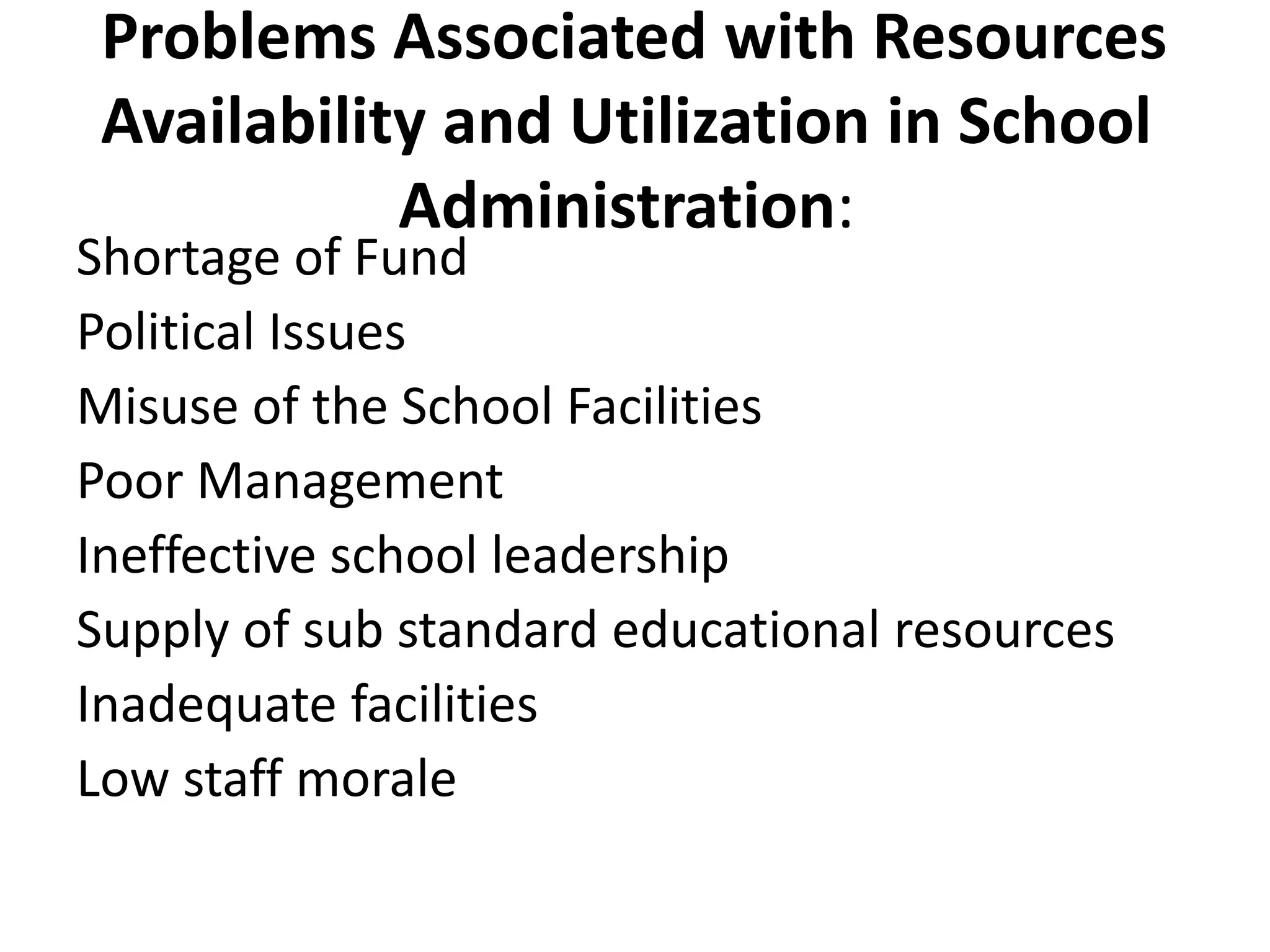 Resource management | PPTX