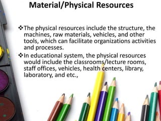 Resource management | PPTX